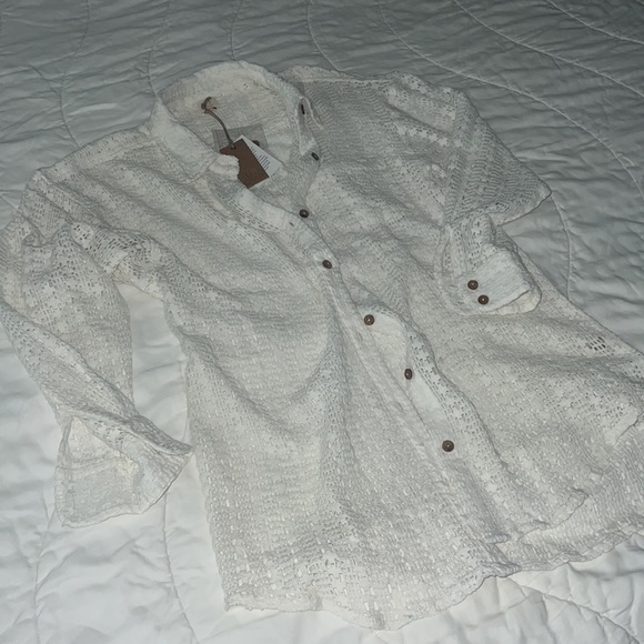 Surf Gypsy | Swim | Surf Gypsy Knit Swim Button Up Cover Up S | Poshmark